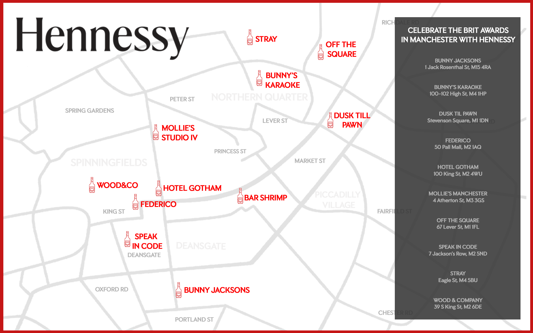 HENNESSY COMES TO MANCHESTER, AS THE OFFICIAL COGNAC OF THE BRIT AWARDS ...